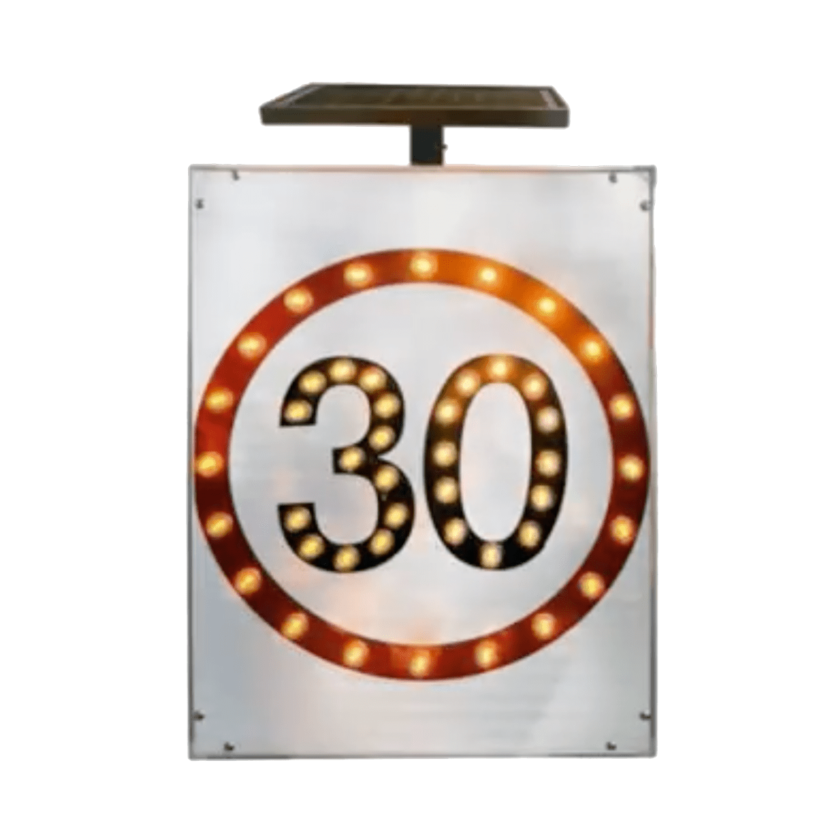 3.6W LED SOLAR ENHANCED SPEED LIMIT SIGN - Ozlite