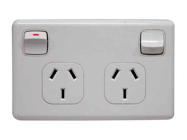 Double Power Point With Satin Cover - Ozlite