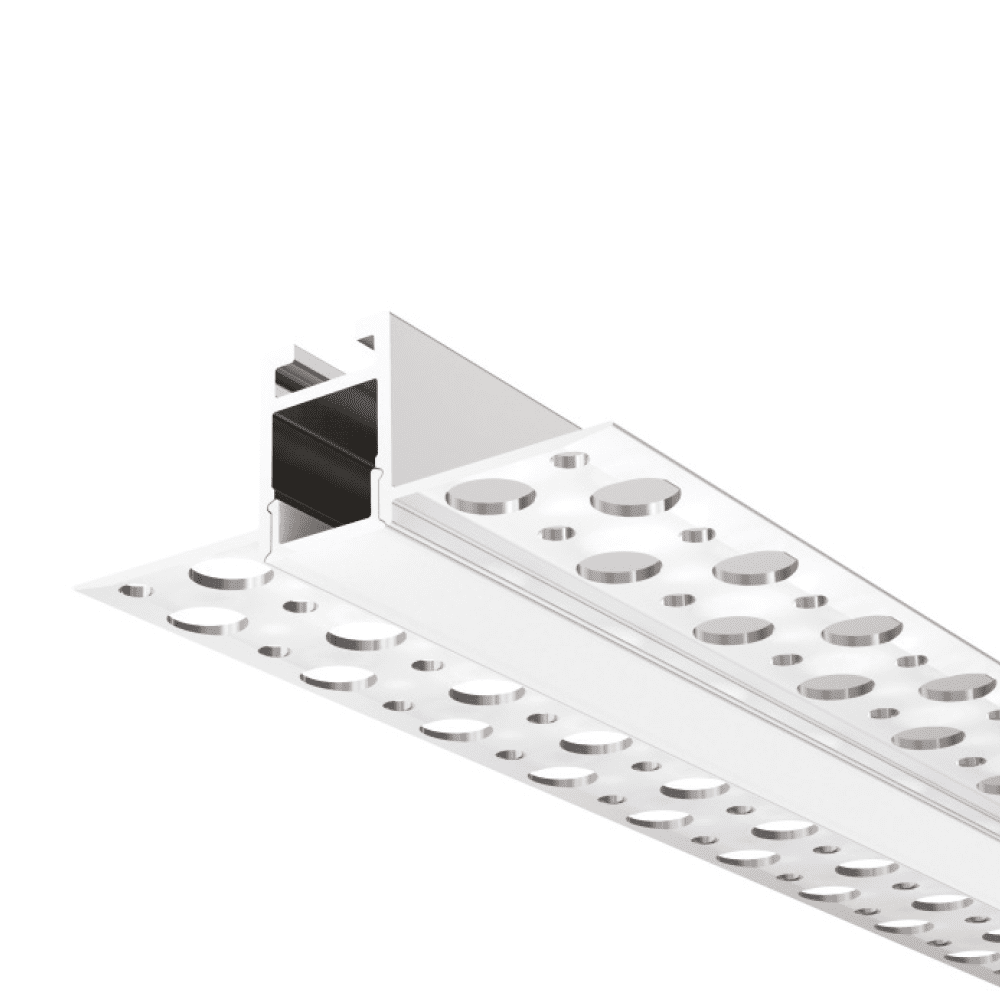 2M PLASTER RECESSED EXTRUSION WITH PC DIFFUSER - Ozlite