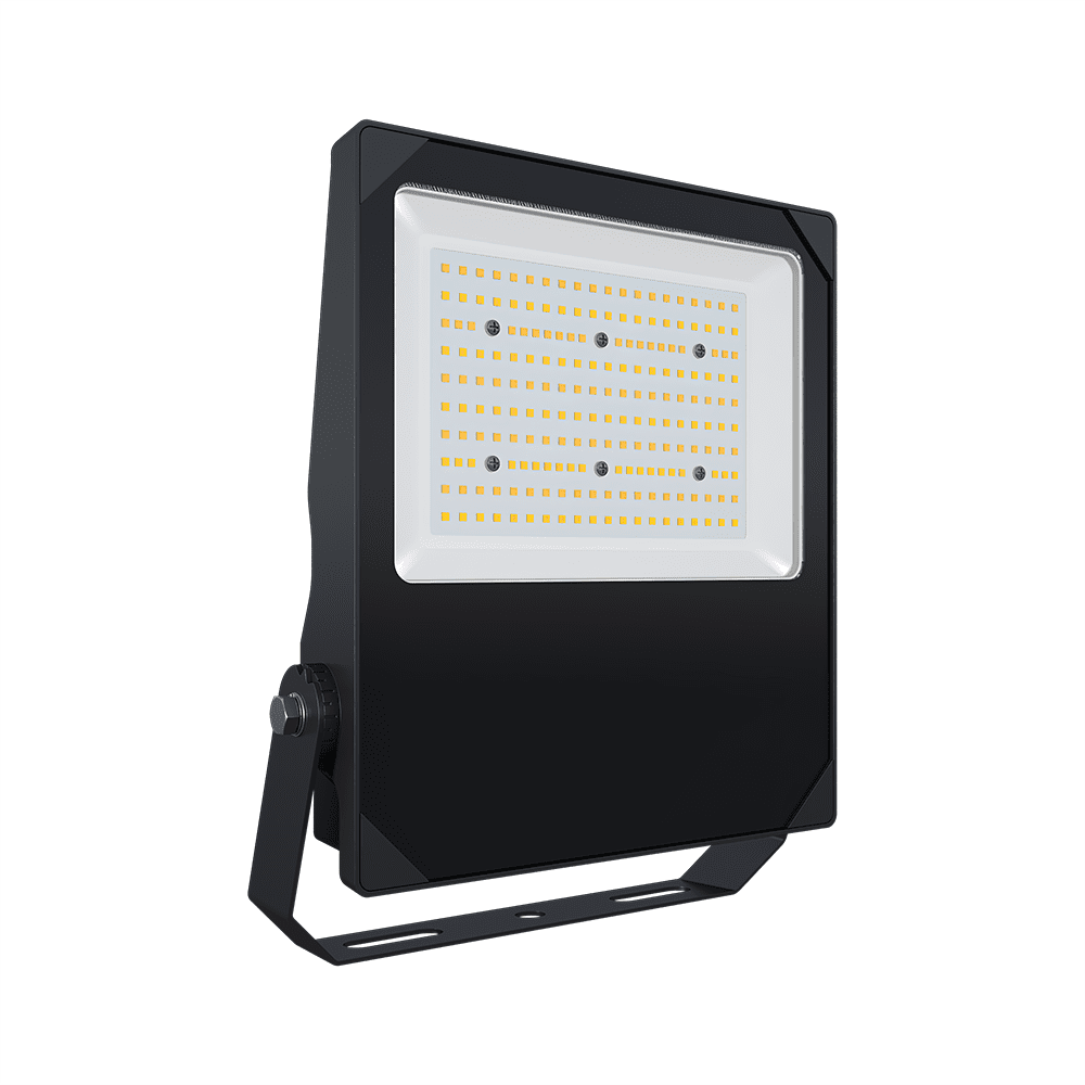 LED FLOODLIGHT 100W BLACK 3CCT SWITCHABLE 150LM/W - Ozlite