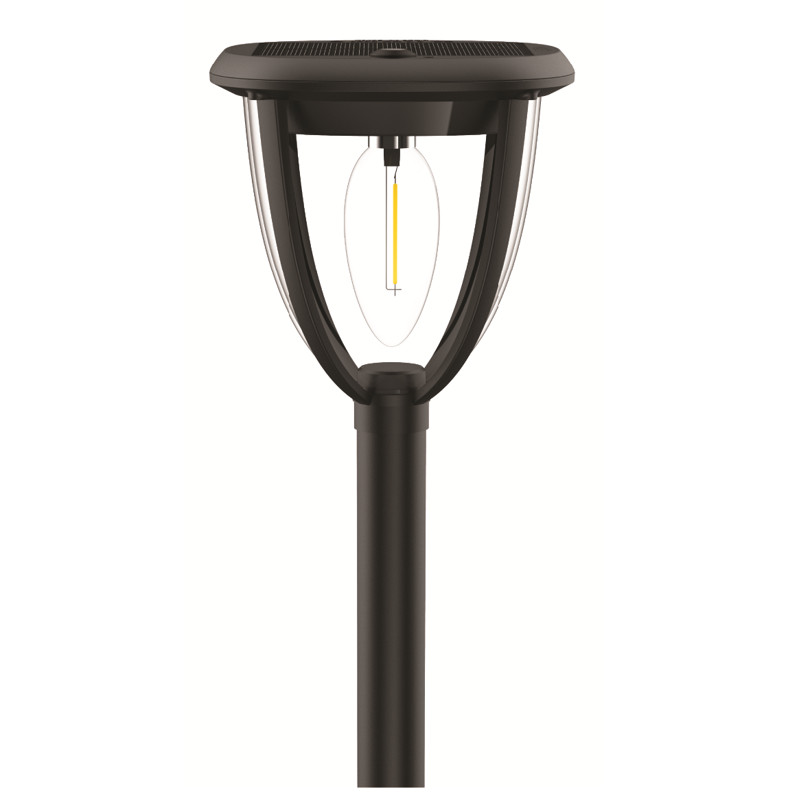 LED SOLAR LIGHT WALL/PIER/SPIKE MOUNT 2700K TWIN PACK - Ozlite