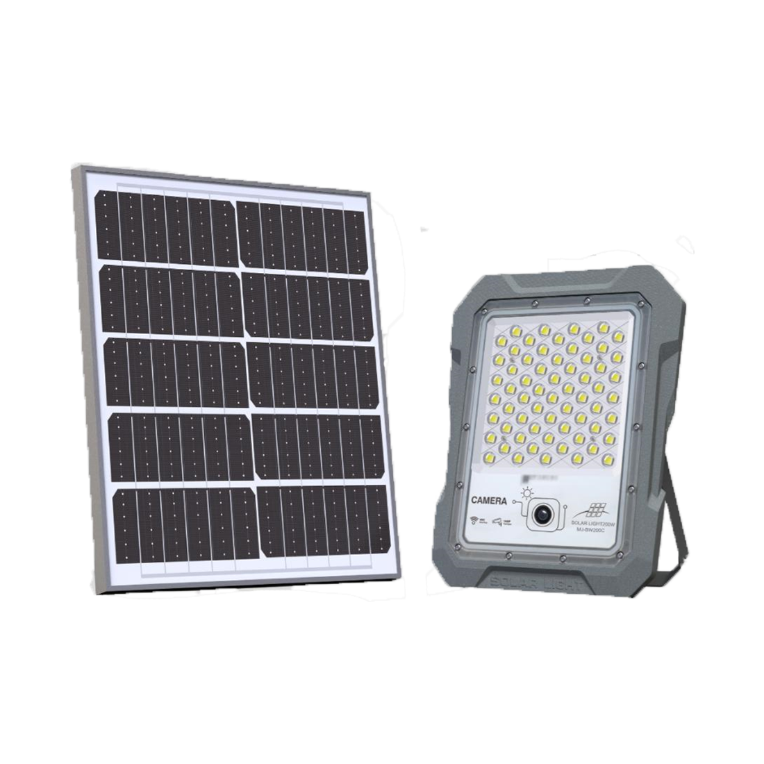 30W SOLAR FLOODLIGHT WITH 4MP CAMERA REMOTE SOLAR PANEL - Ozlite